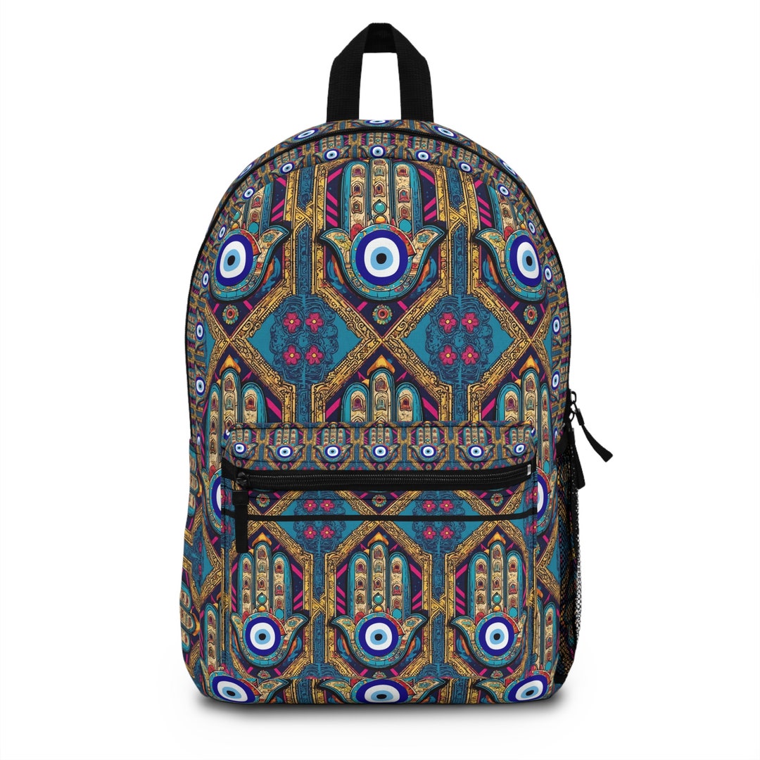 Hamsa Pop Art Backpack Bag - Etsy