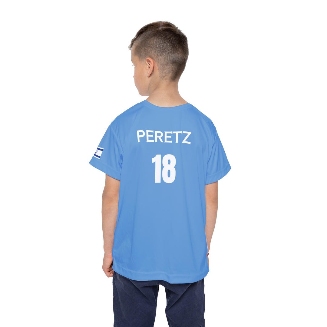 Custom Kids Team Israel Football Soccer Israeli Love I Stand With ...
