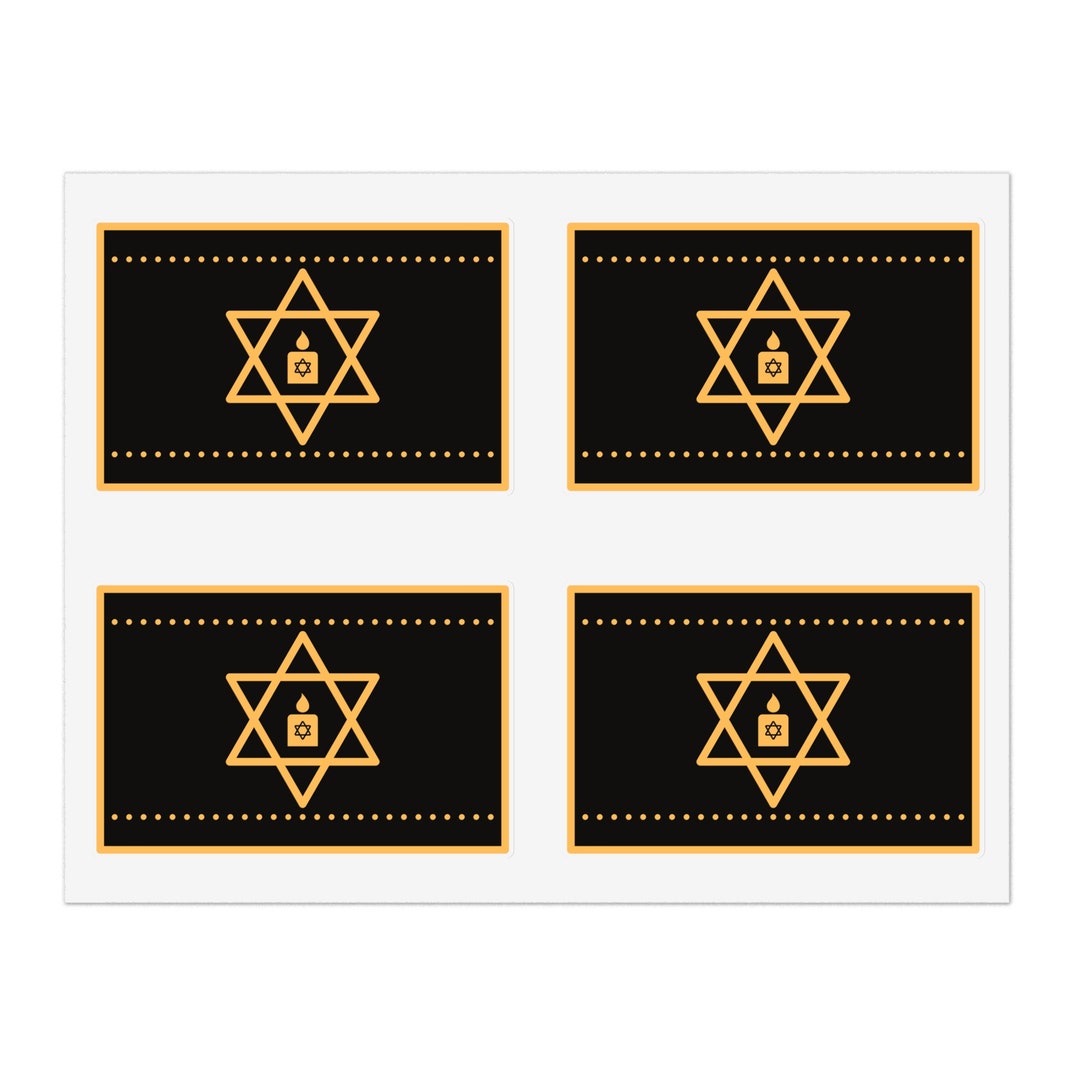 Israeli Flag Candle Support Stand With Israel Jewish Judaism Judaica ...