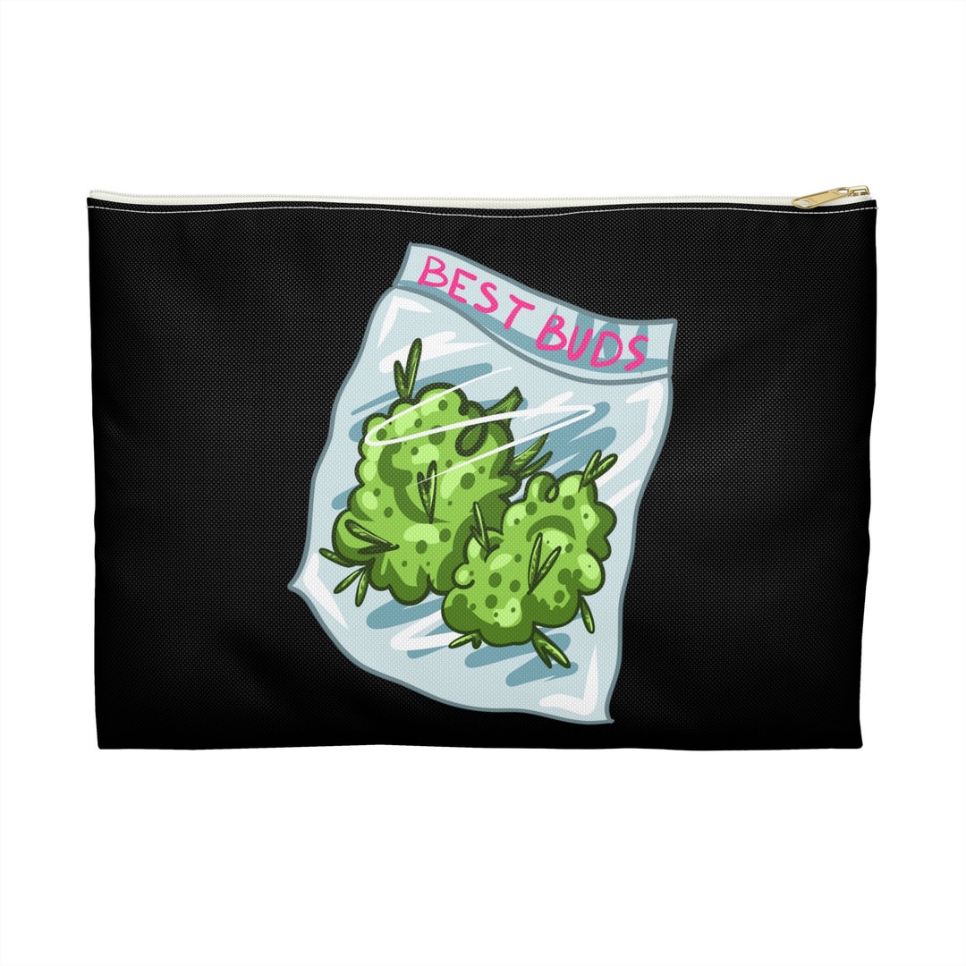 Best Buds Accessory Pouch Black Stoner Cannabis Weed Jewish Israeli ...