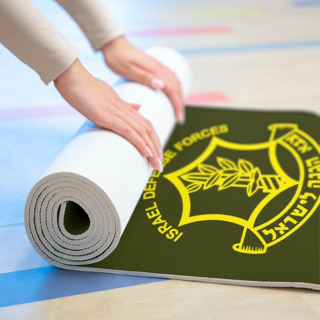Original IDF Design Foam Yoga Mat Israel Defense Forces - Etsy