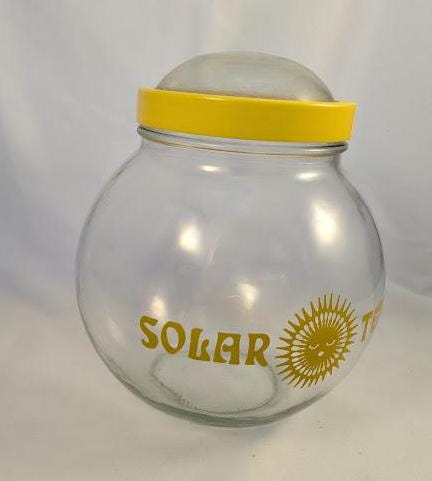 Vintage One Gallon Glass Solar Tea Jar. Made in Germany. Domed Lid That ...