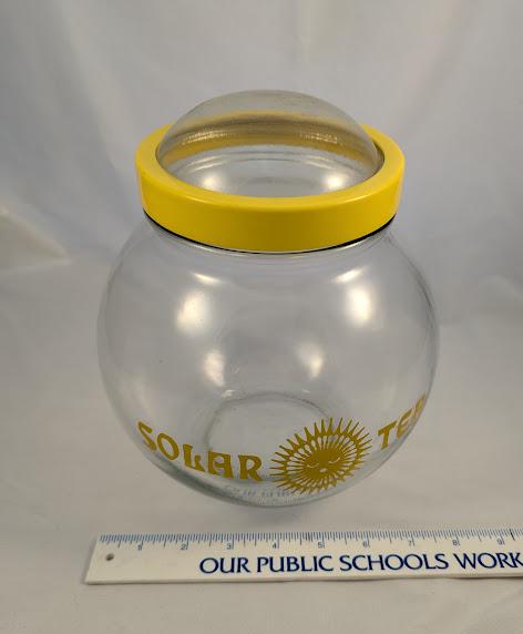 Vintage One Gallon Glass Solar Tea Jar. Made in Germany. Domed Lid That ...