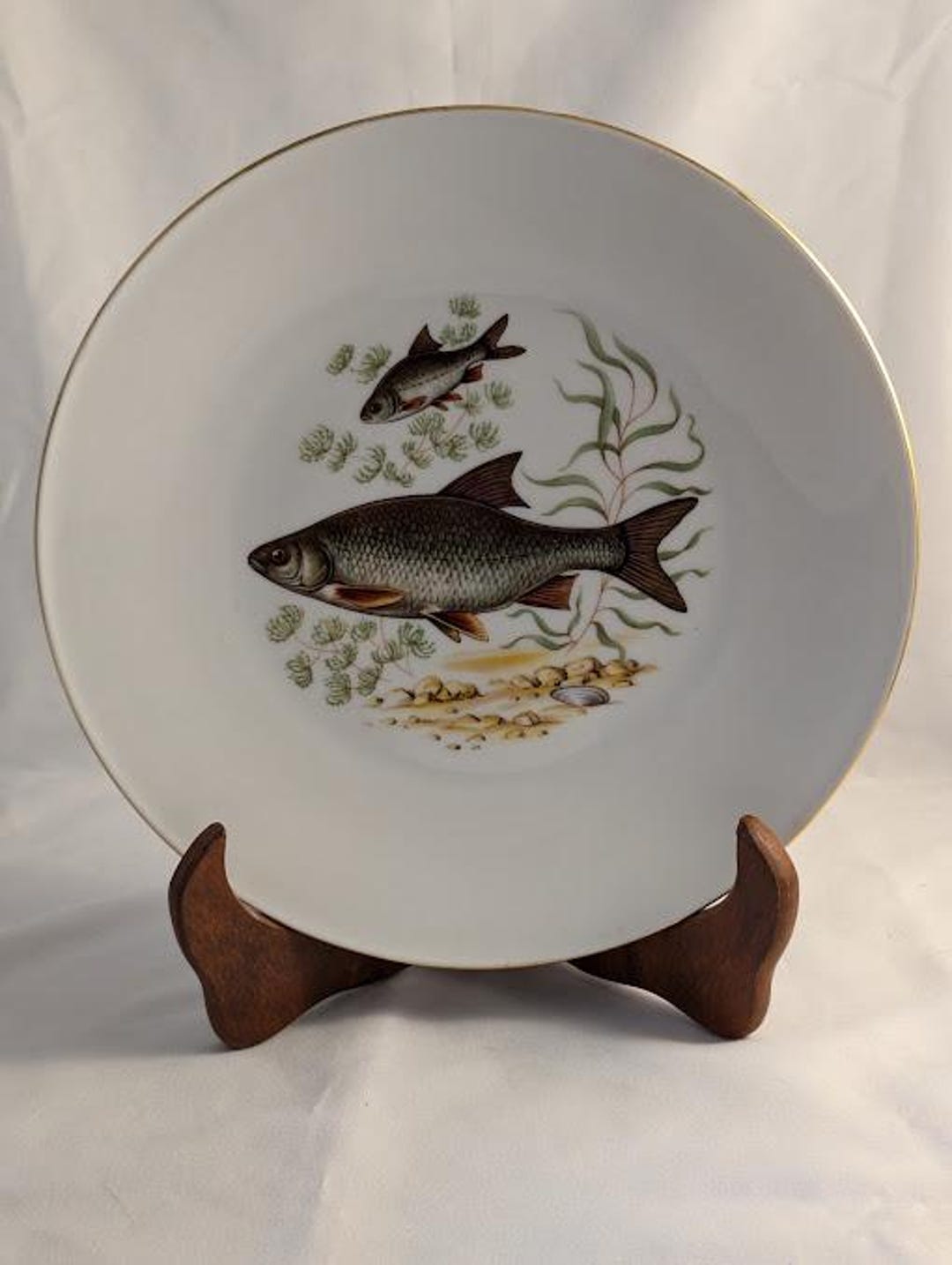 Crown Devon Fieldings Fish Plates. Set of Four. - Etsy