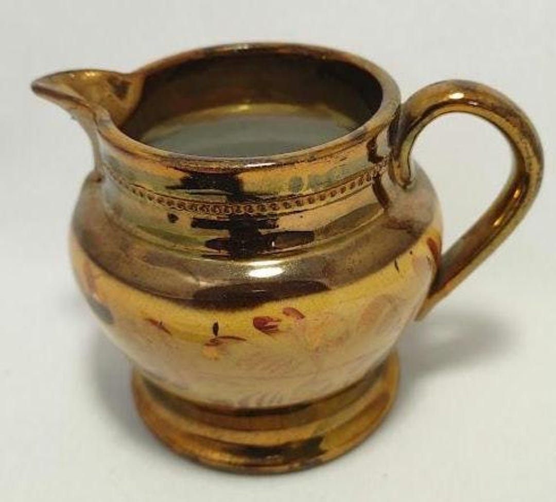 Copper Lusterware Creamer - Etsy