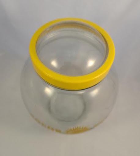 Vintage One Gallon Glass Solar Tea Jar. Made in Germany. Domed Lid That ...