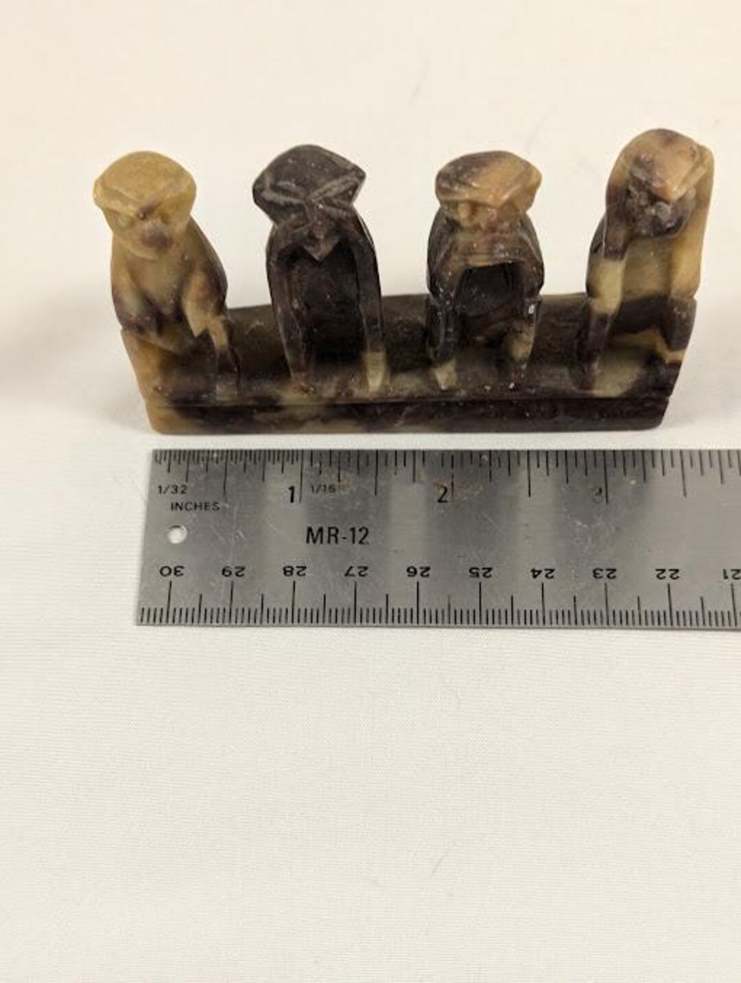 Hand Carved Soap Stone Monkeys. - Etsy