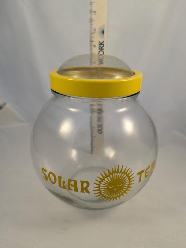 Vintage One Gallon Glass Solar Tea Jar. Made in Germany. Domed Lid That ...