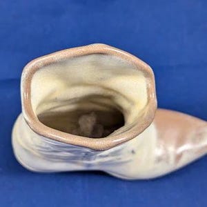 Vintage Frankoma Mini Cowboy Boot Vase/planter - Etsy