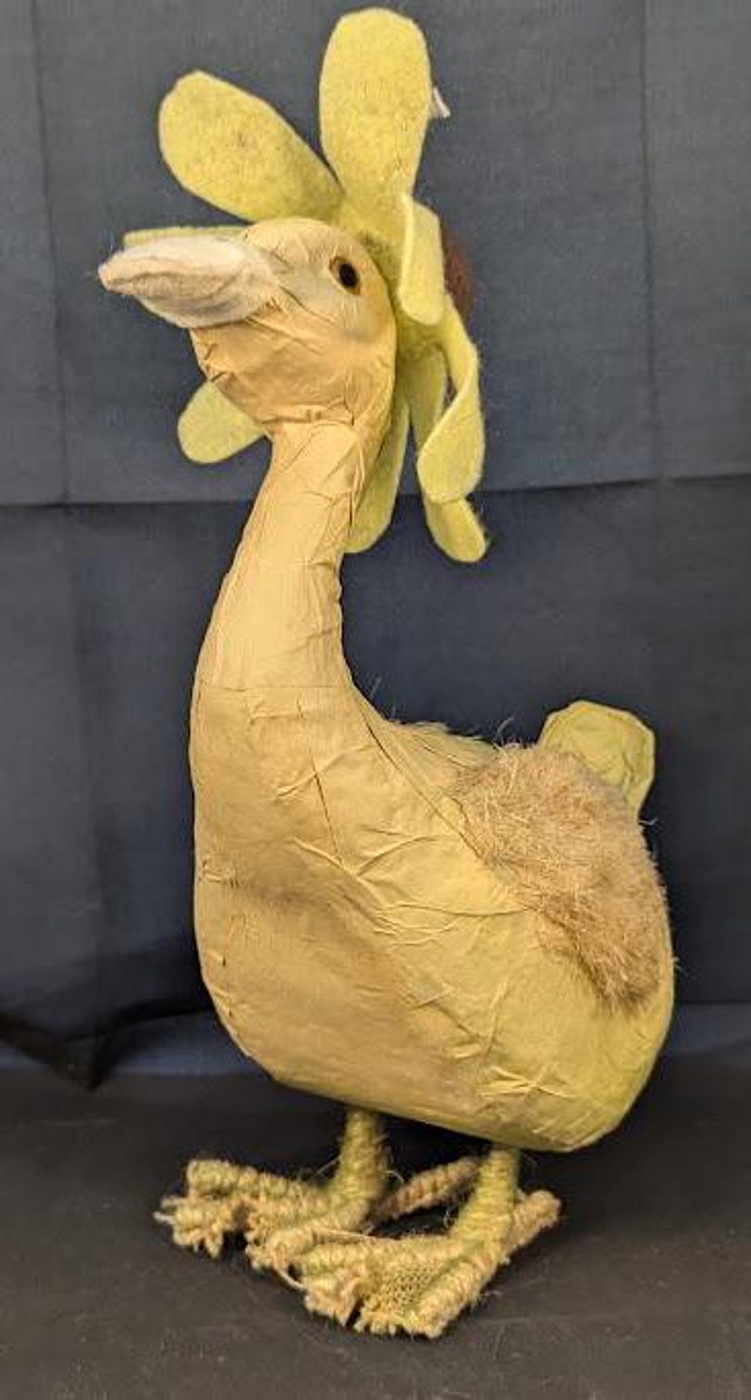 Adorable Paper Mache Duck - Etsy