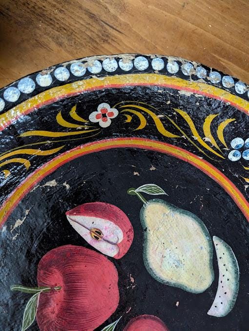 Paper-mache Folk Art. Russian Hand Painted Bowl - Etsy