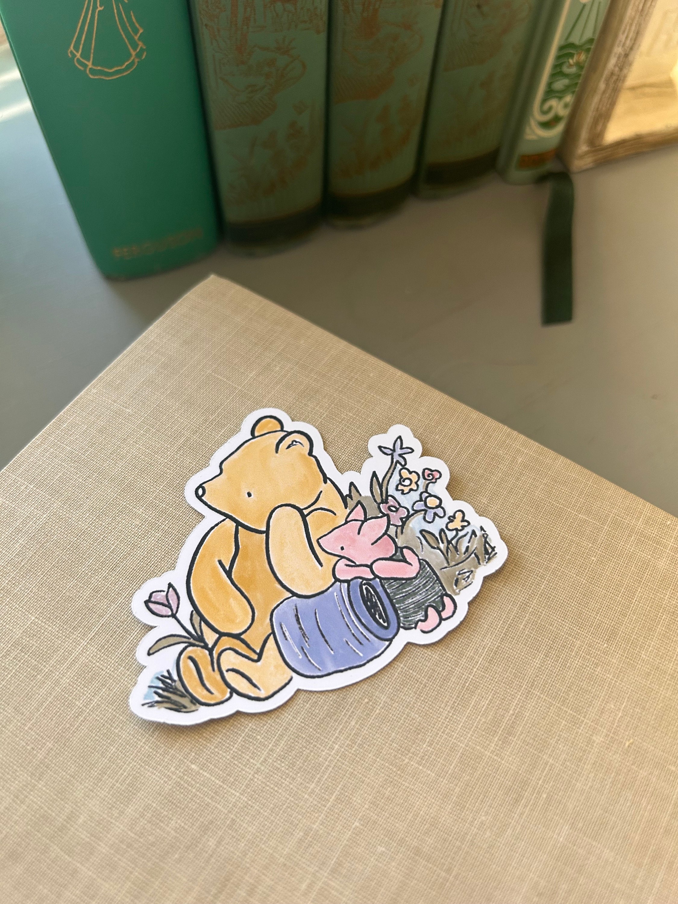 Winnie the Pooh & Piglet Think, Think, Think Die-cut Sticker (matte ...