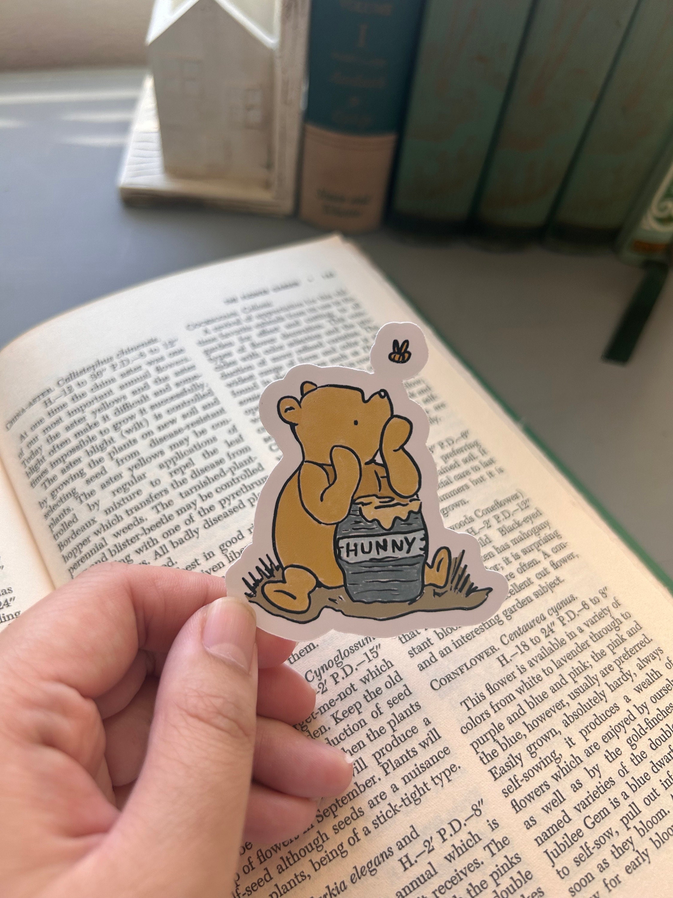 Winnie the Pooh Pot O’ Hunny Sticker (matte Finish) / A.A. Milne ...