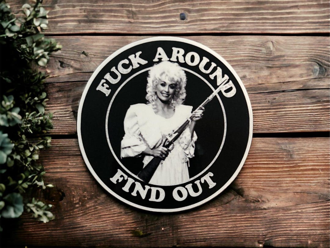 Fk Around Find Out L Sticker - Etsy