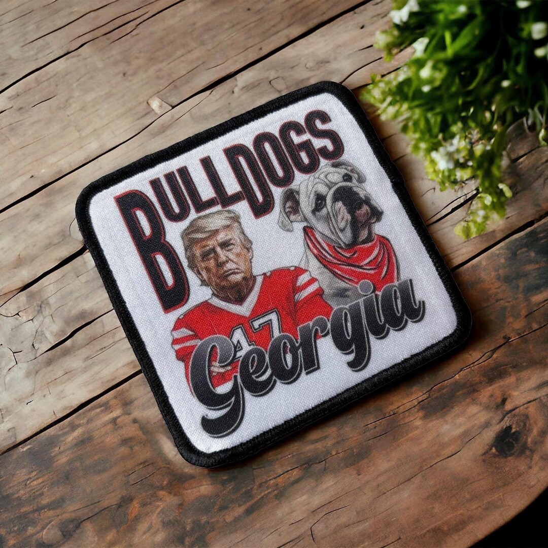 Trump L Bulldogs L Iron on Patch - Etsy