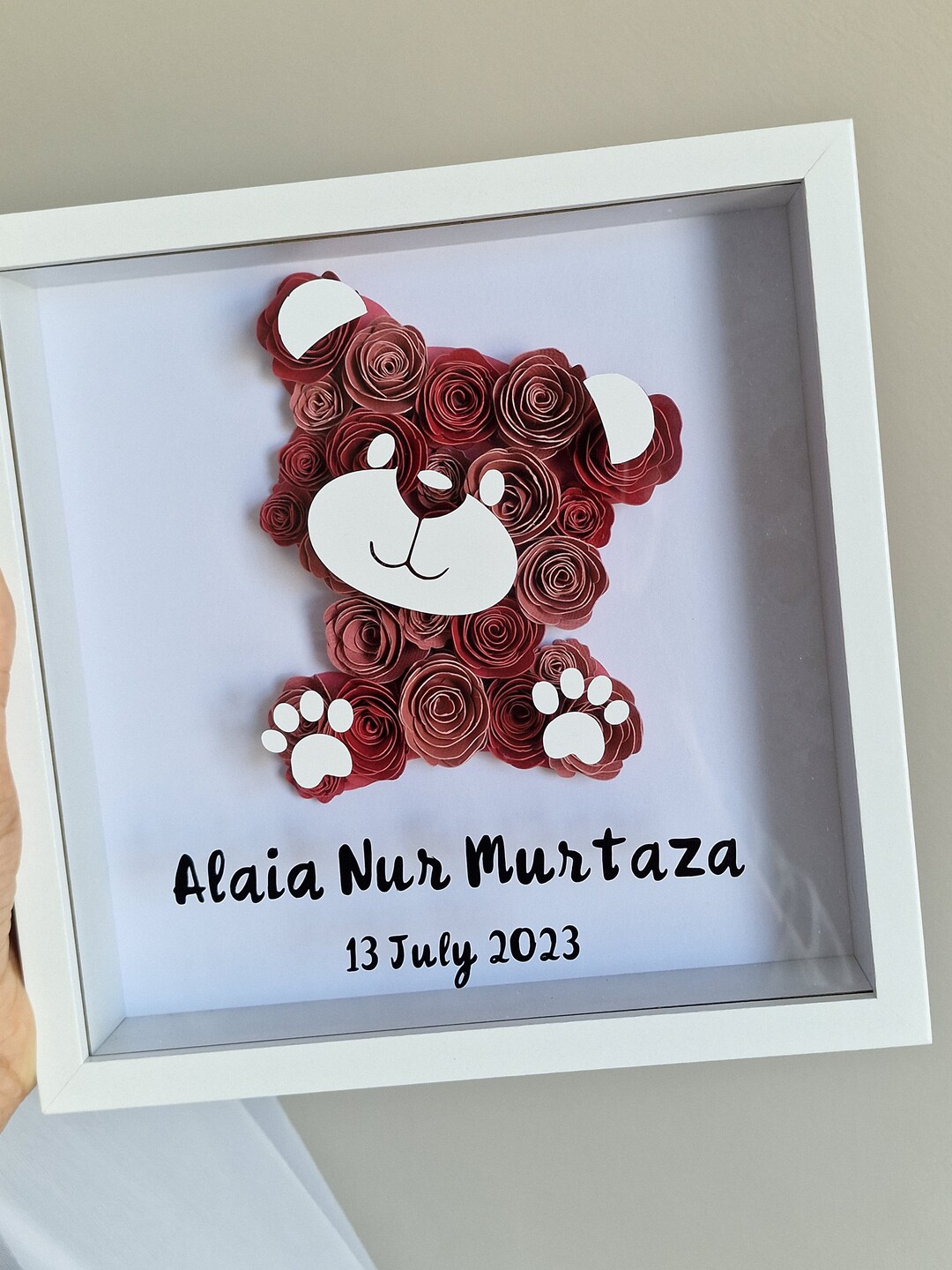 Baby Nursery Decor Frame, Teddy - Etsy