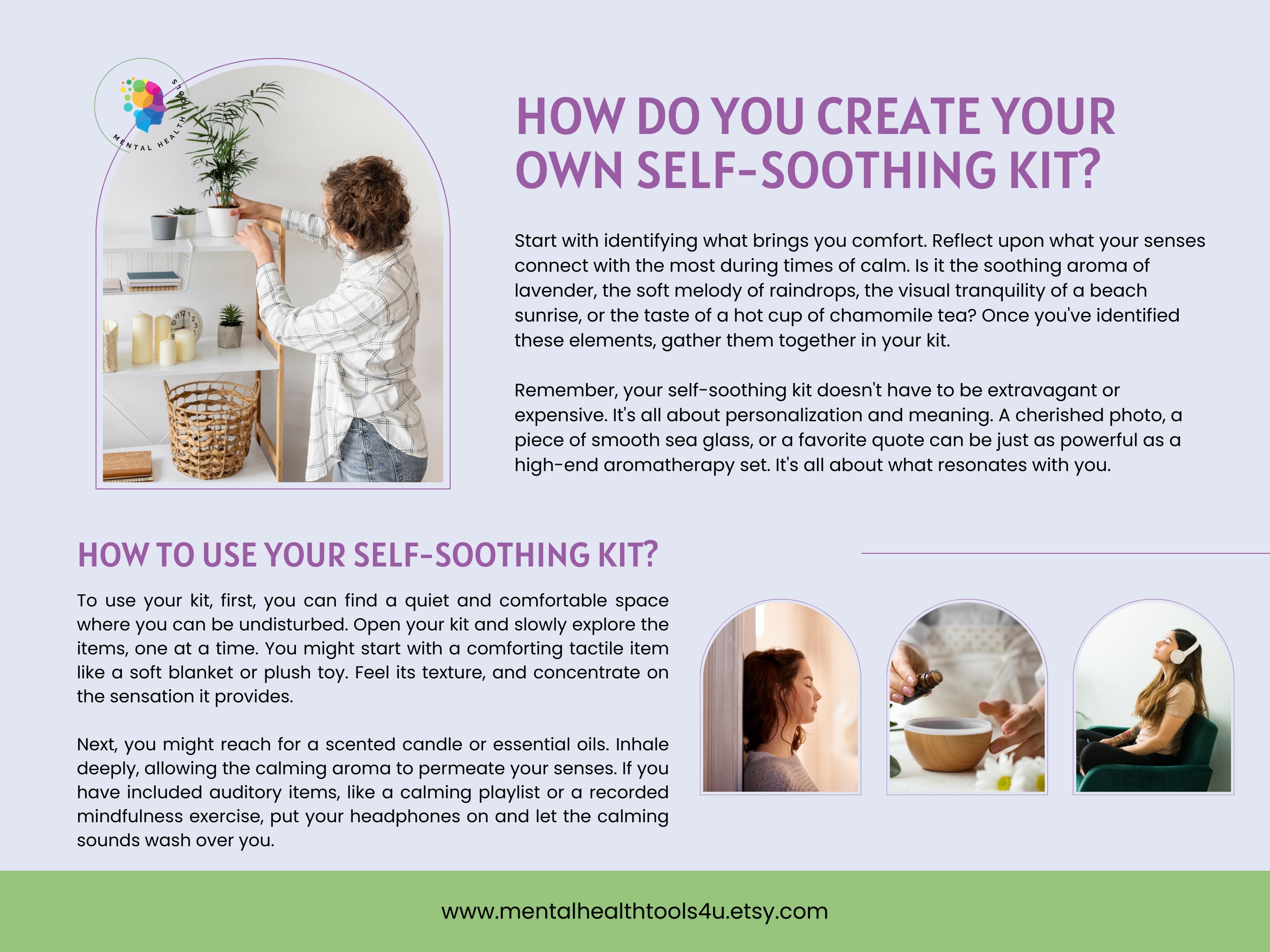Five Senses Self-soothing Kit Relaxation Mindful Self-care Calming ...