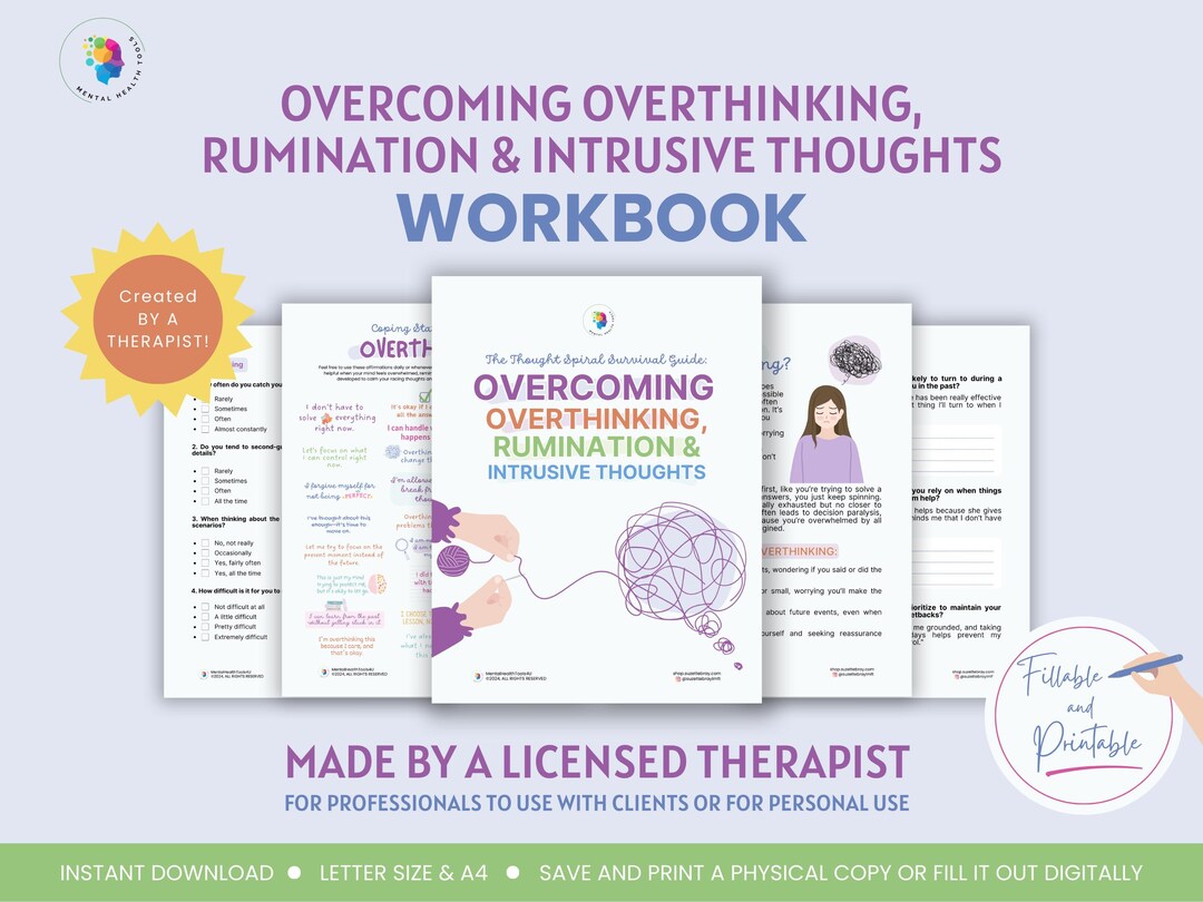 Overcoming Overthinking, Rumination, and Intrusive Thoughts Mental ...