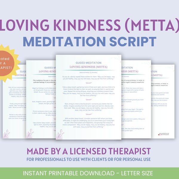 The Metta Meditation - Etsy