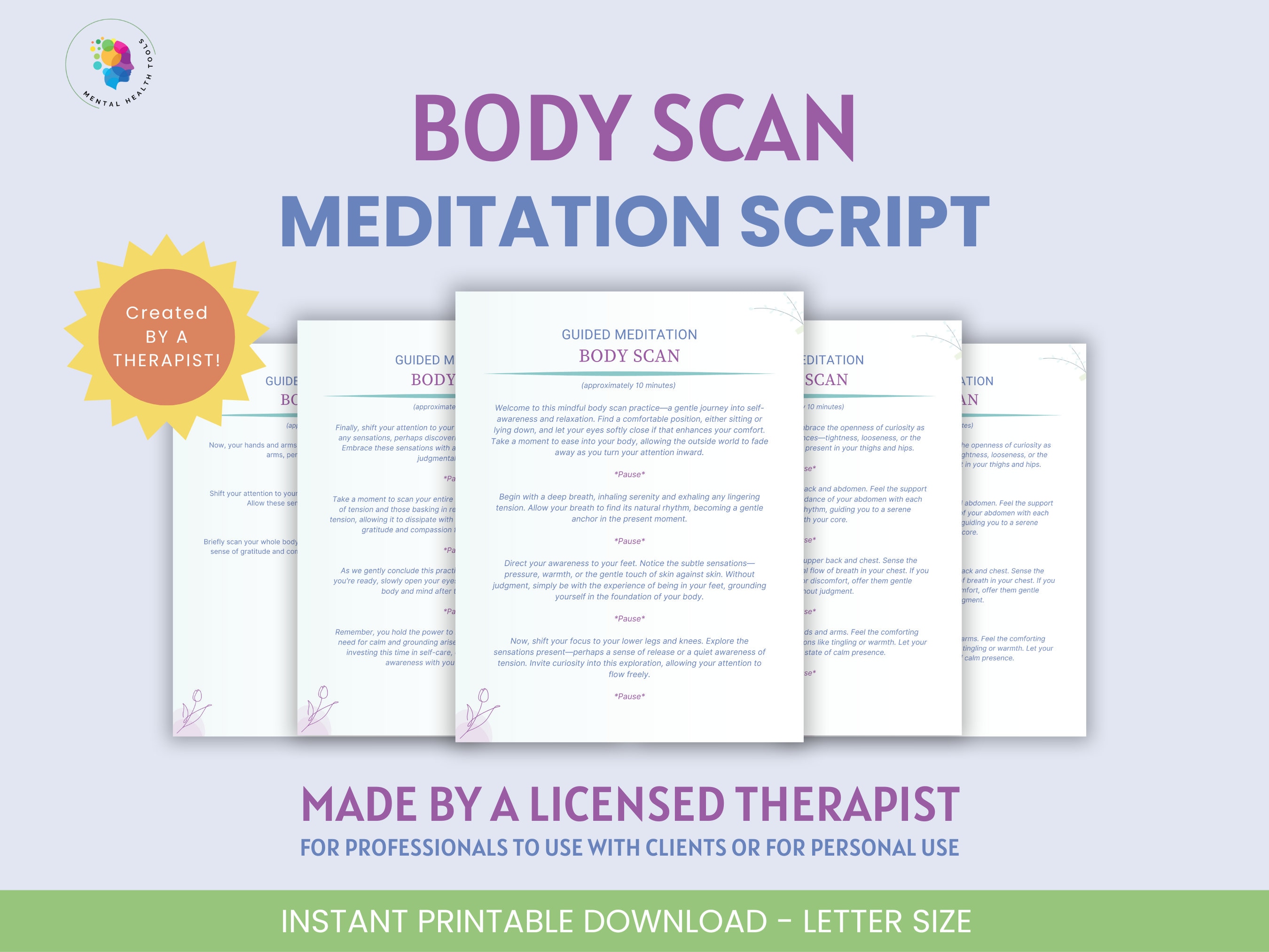 Guided Meditation Script Body Scan Deep Relaxation Techniques Mindfulness Practice Body ...