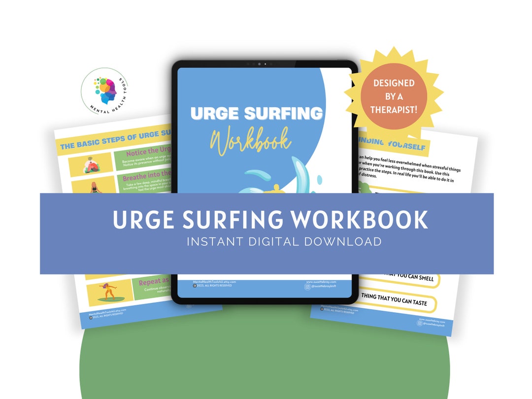 Urge Surfing Workbook Recovery From Addictive and - Etsy
