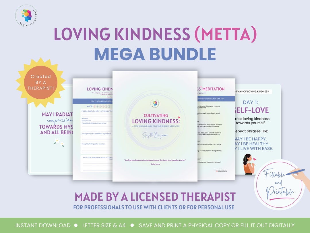 Loving Kindness Mega Bundle Loving Kindness Metta Ebook, Meditation ...
