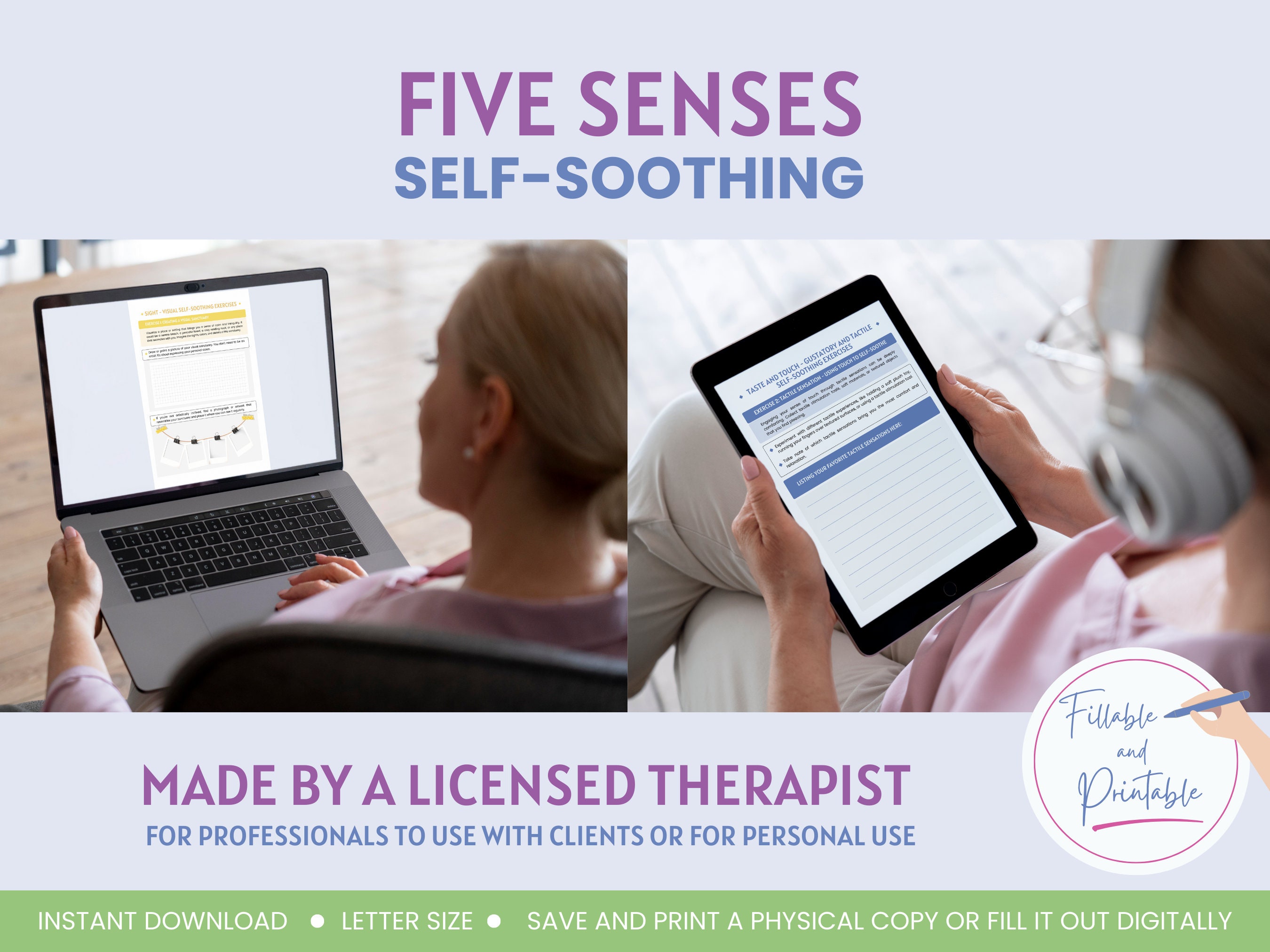 Five Senses Self-soothing Kit Relaxation Mindful Self-care Calming ...