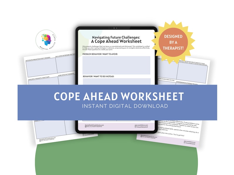 Navigating Future Challenges Cope Ahead Worksheet Planning Ahead for ...
