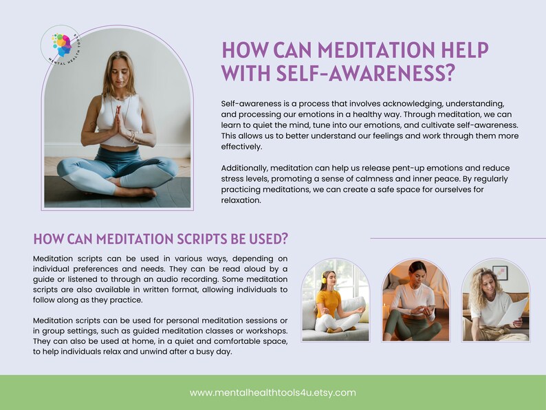 Guided Meditation Script Tranquil Garden Retreat Mindfulness Exercises ...