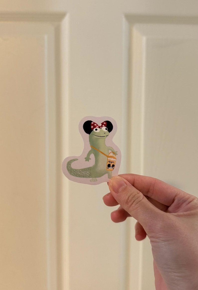Tom Lizard Sticker – Whimsical Reptile Vinyl Art (2.1" X 2") - Etsy
