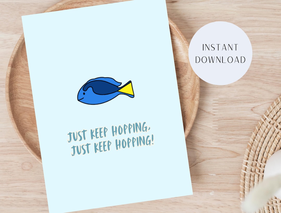 Dory Easter Card | Cute Disney Greeting Card (PDF) - Etsy