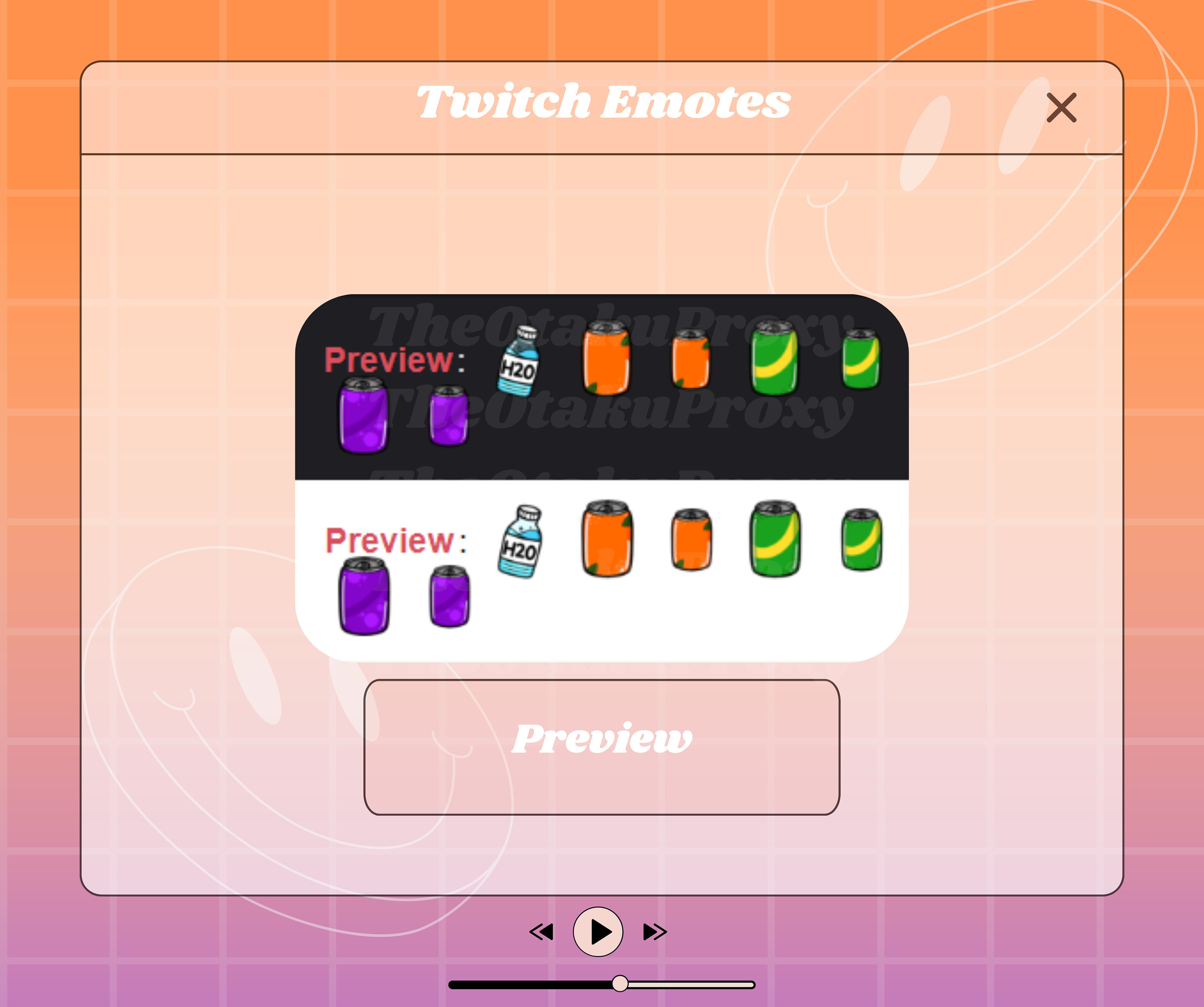 10 Cute Simple Kawaii Emotes Soda Pop Cans Emotes for Twitch Streaming ...
