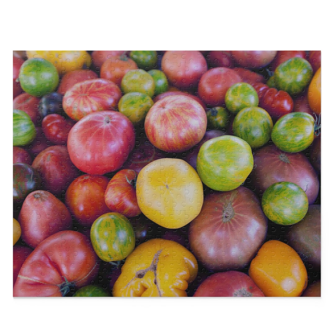 Jigsaw Puzzle Tomato Puzzle Family Games Heirloom Tomato - Etsy