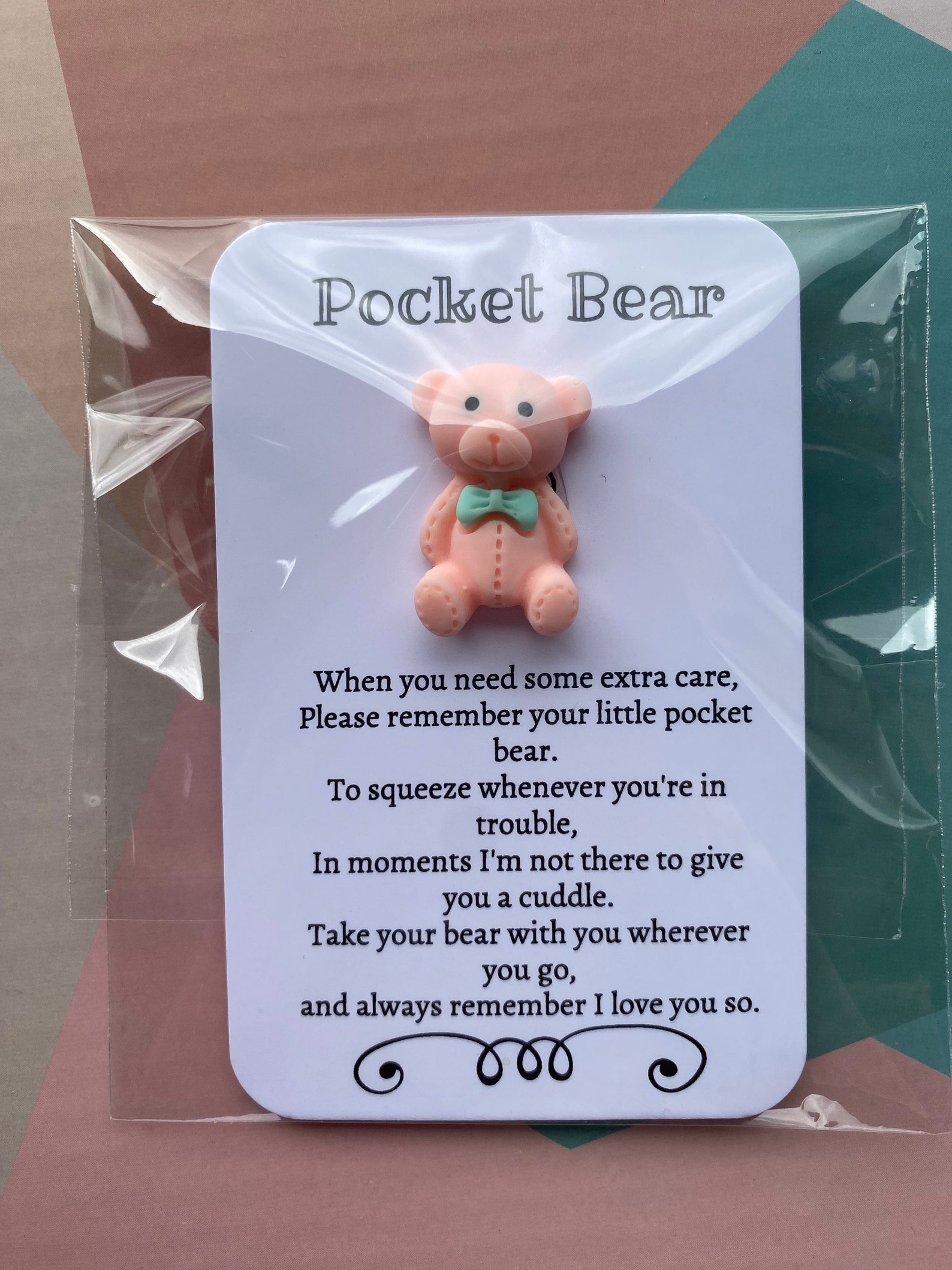 Pocket Hug Pocket Hug for Children Starting School Gift - Etsy