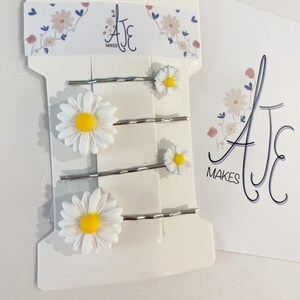 Sunflower Daisy Slide. Daisy Hair Slide. Flower Clips. Daisy Gifts ...