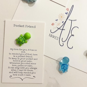 Turtle Pocket Hug. Pocket Hug. Pocket Bear. Comfort Gift. Get Well Soon ...