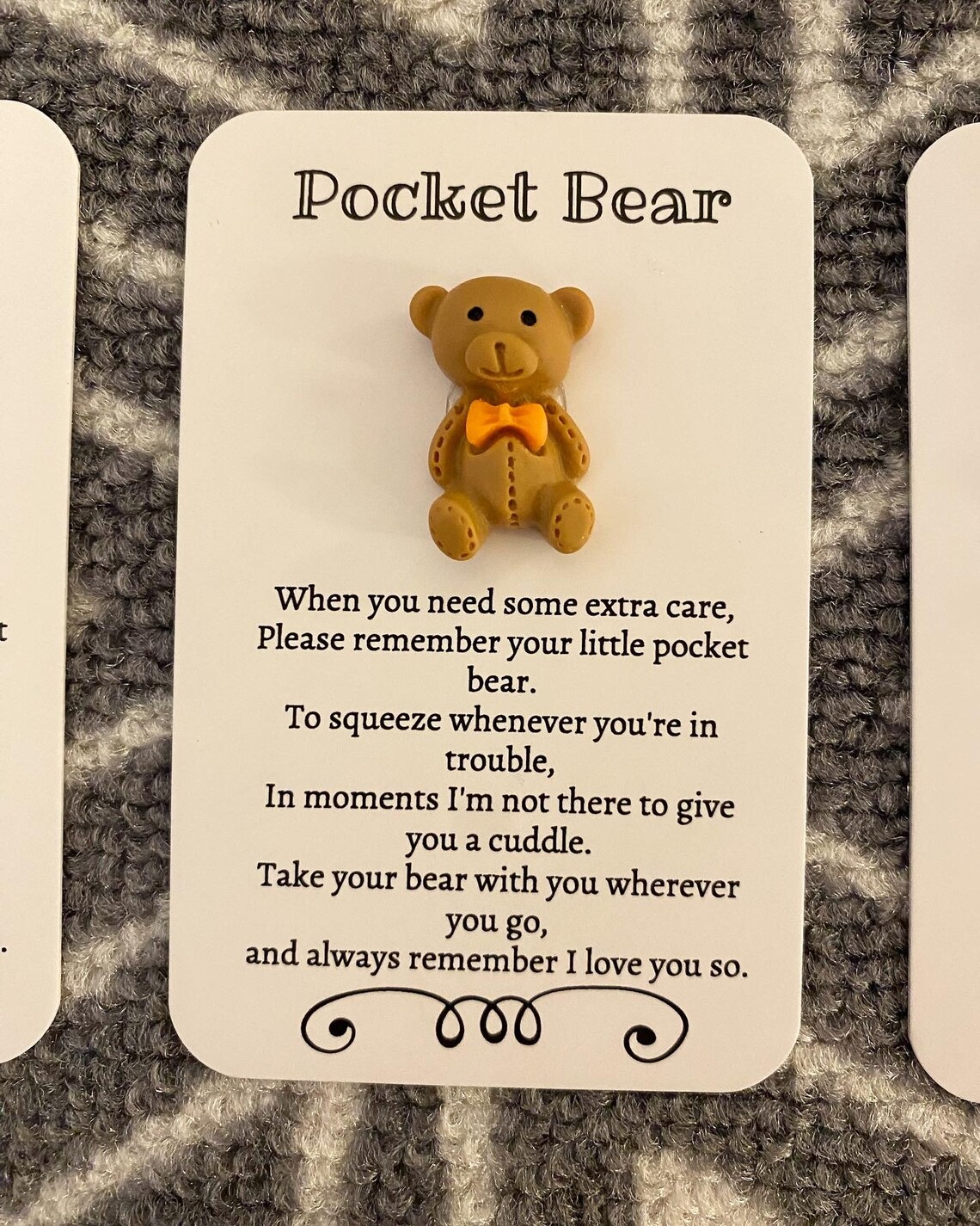 Pocket Hug Pocket Hug for Children Starting School Gift - Etsy