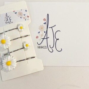 Sunflower Daisy Slide. Daisy Hair Slide. Flower Clips. Daisy Gifts ...