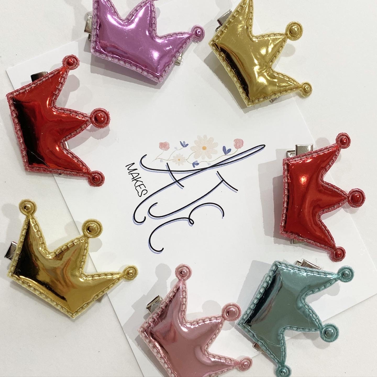 Princess Hair Clips. Crown Hair Accessories. Glittery Princess Tiaras ...
