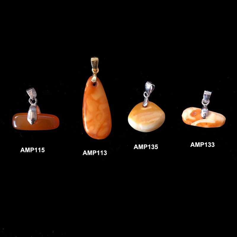 Amber Pendant - Etsy