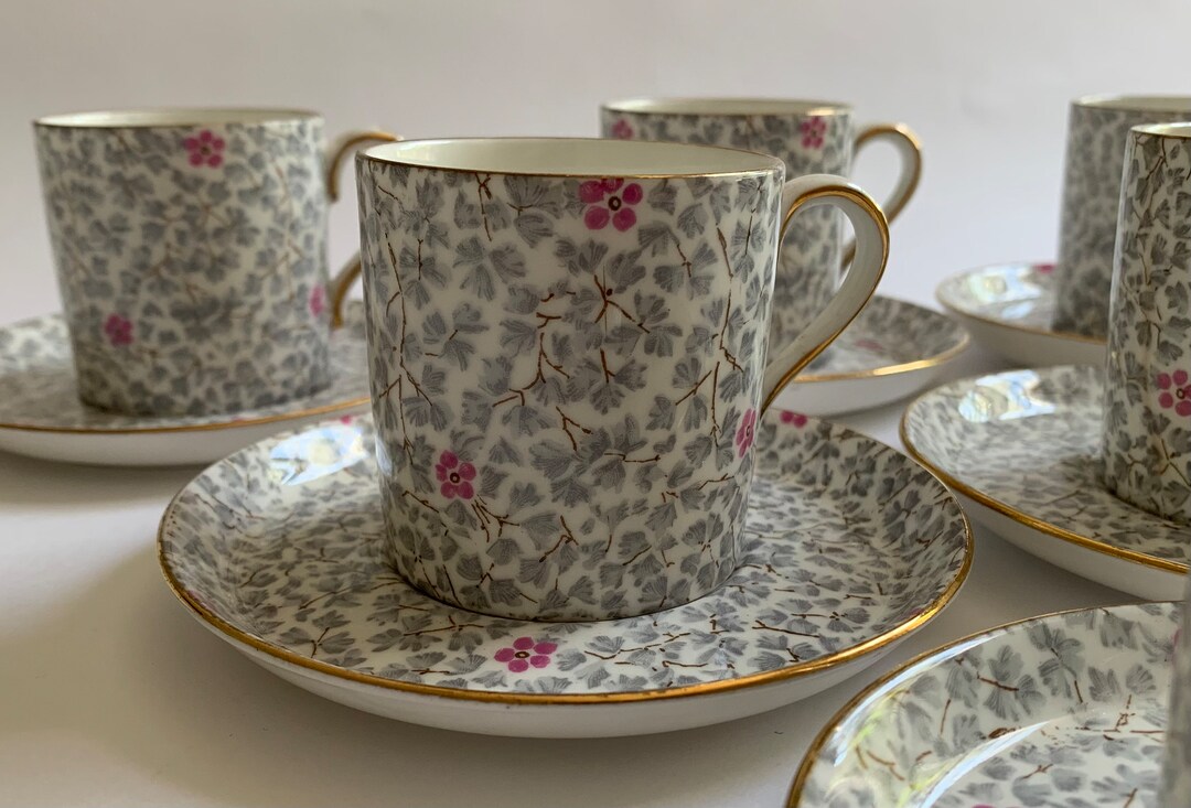Set of Six Vintage Collingwoods Cups and Saucers - Etsy