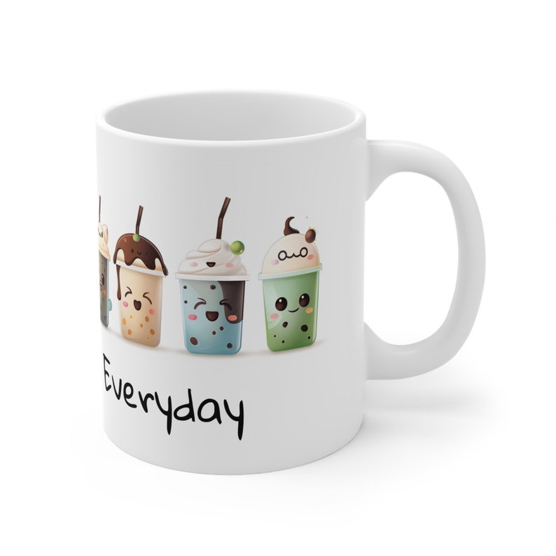Boba Tea Mug, Boba All Day Everyday, Boba Tea Gift, Bubble Tea Mug ...
