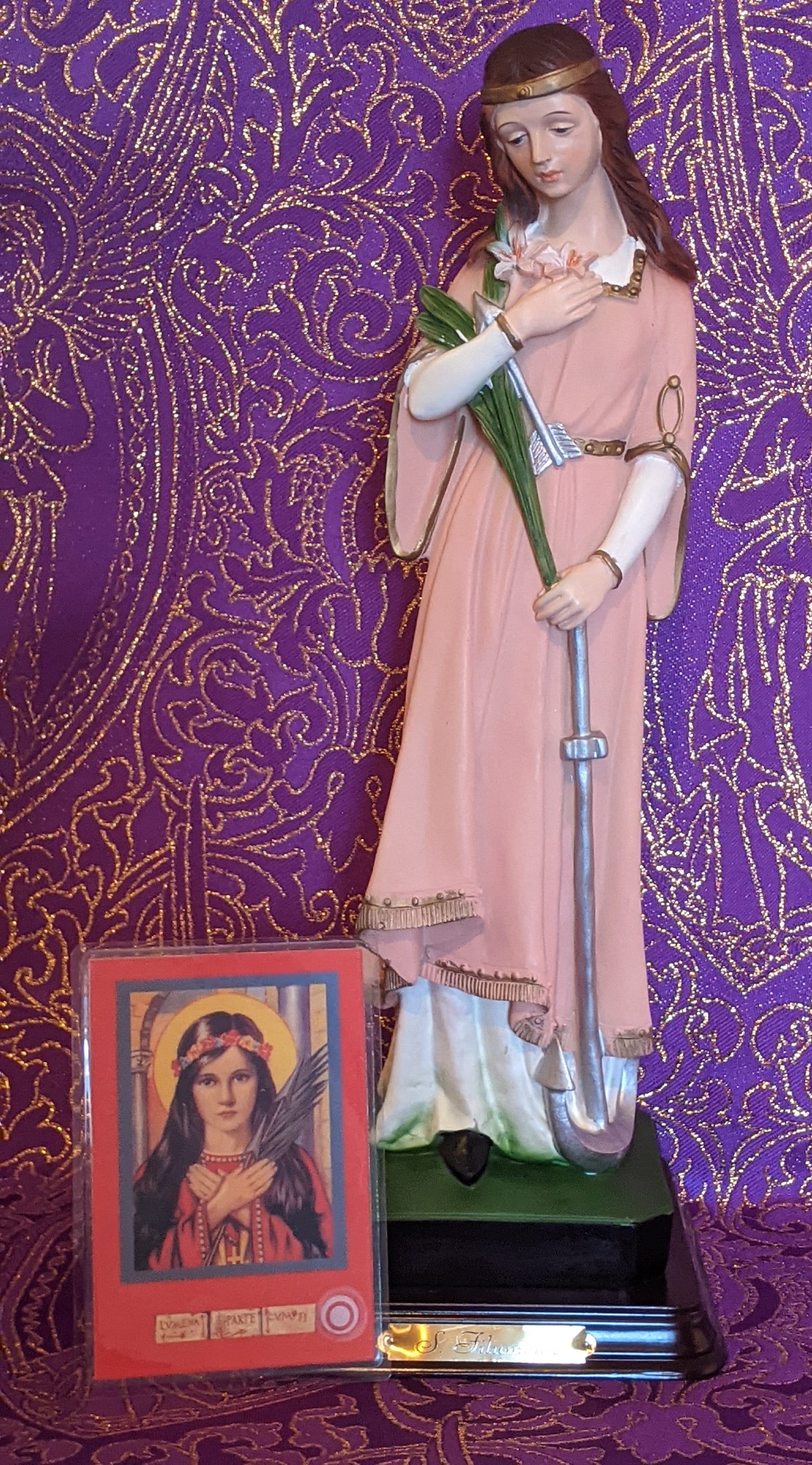 Saint Philomena Statue - Etsy