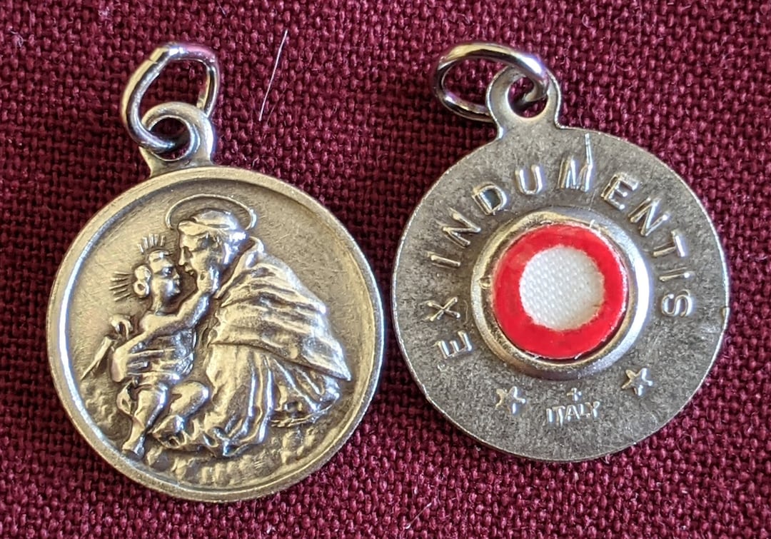 Saint Anthony of Padua Relic Medal - Etsy