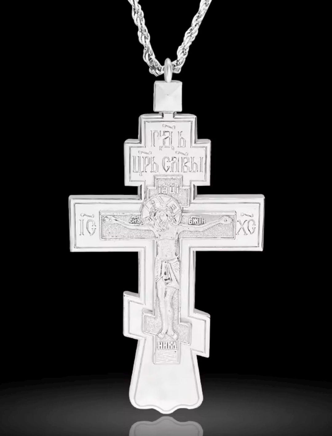 Pectoral Cross (silver Color) - Etsy