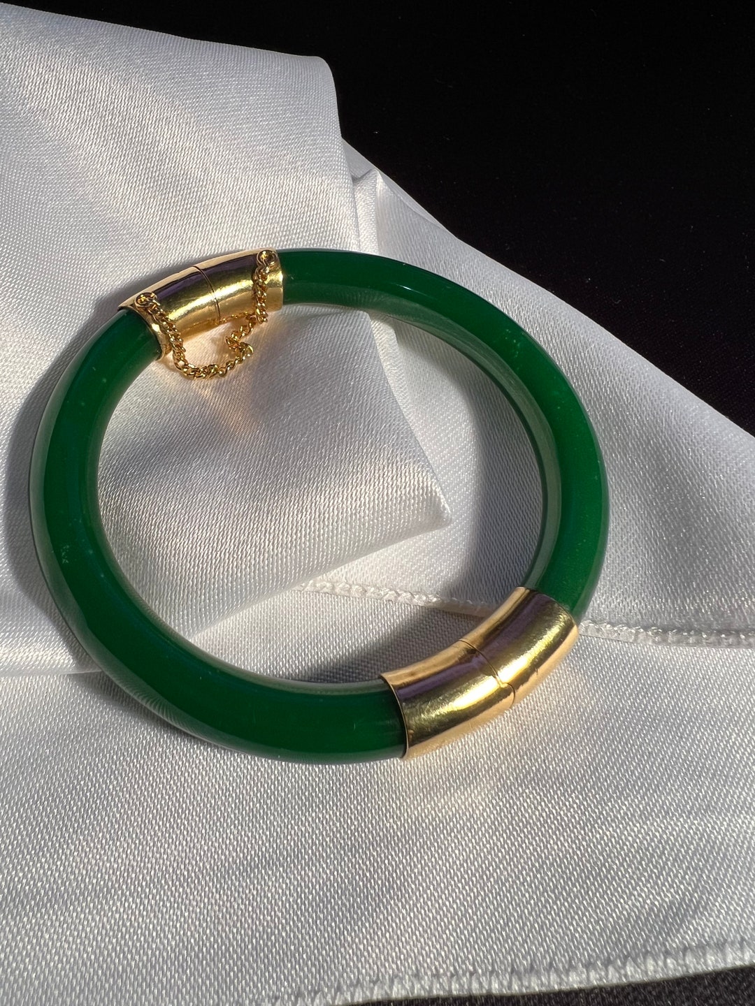 Jade Closable Bangle - Etsy