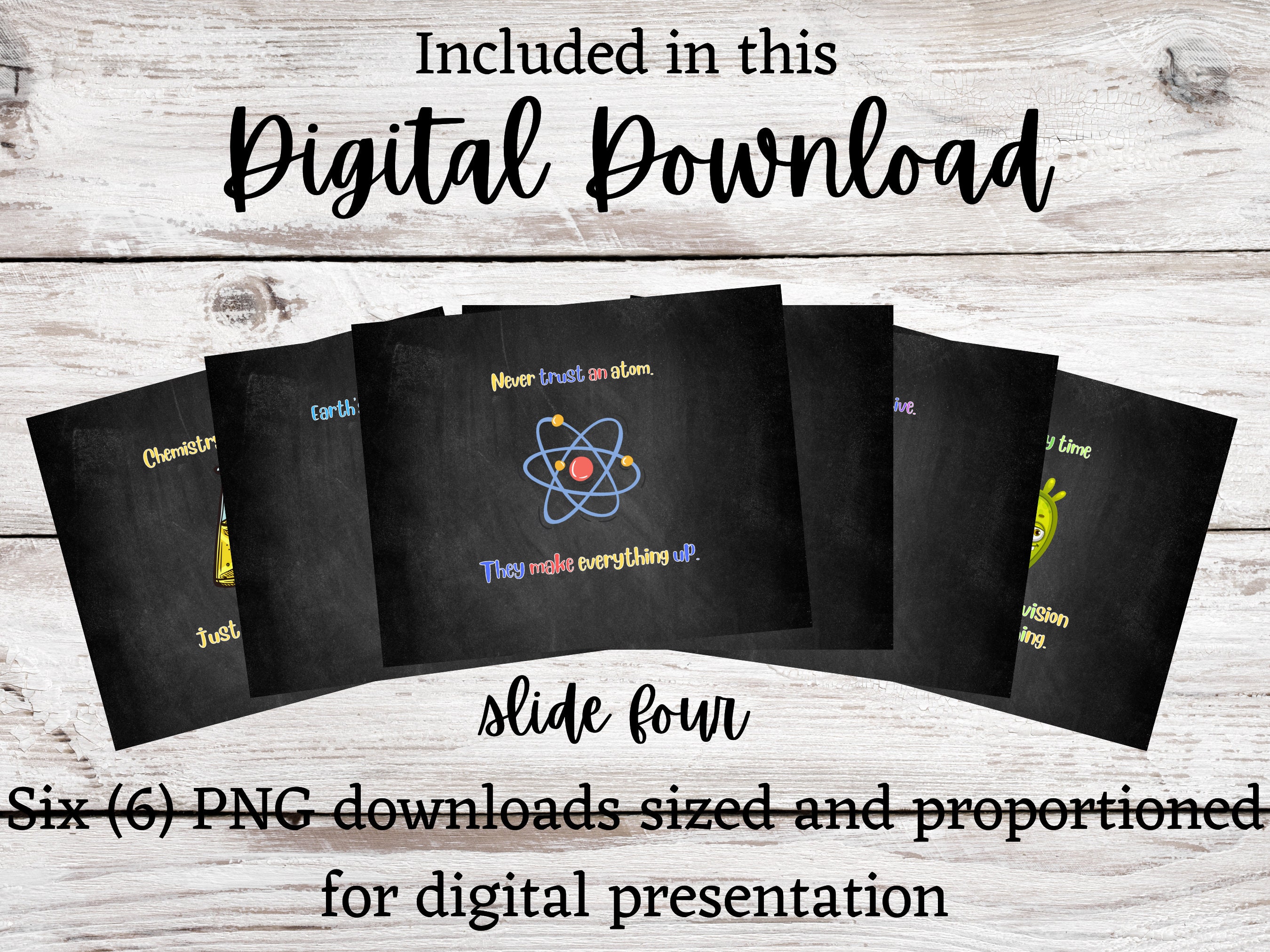 Funny Science Slides Digital Download - Science Jokes for Teacher ...