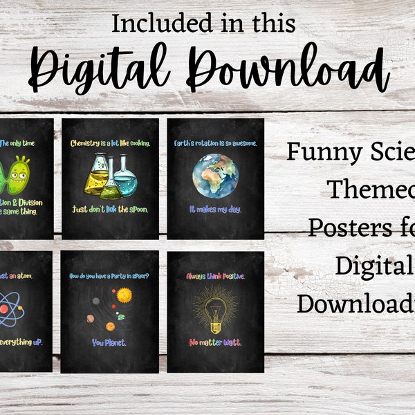 Science Jokes - Etsy