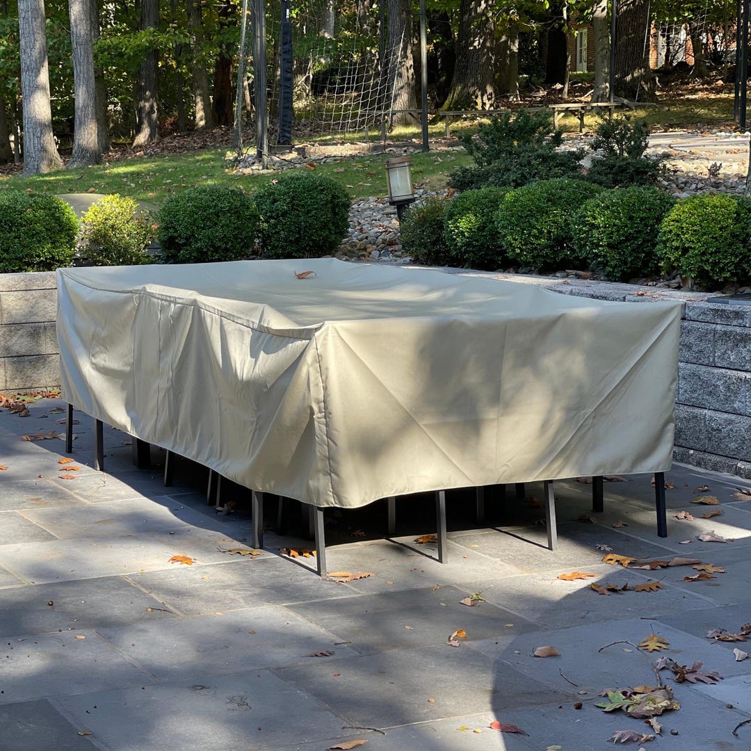 Furniture Covers, Outdoor Table Cover Waterproof Custom Fit, Patio ...