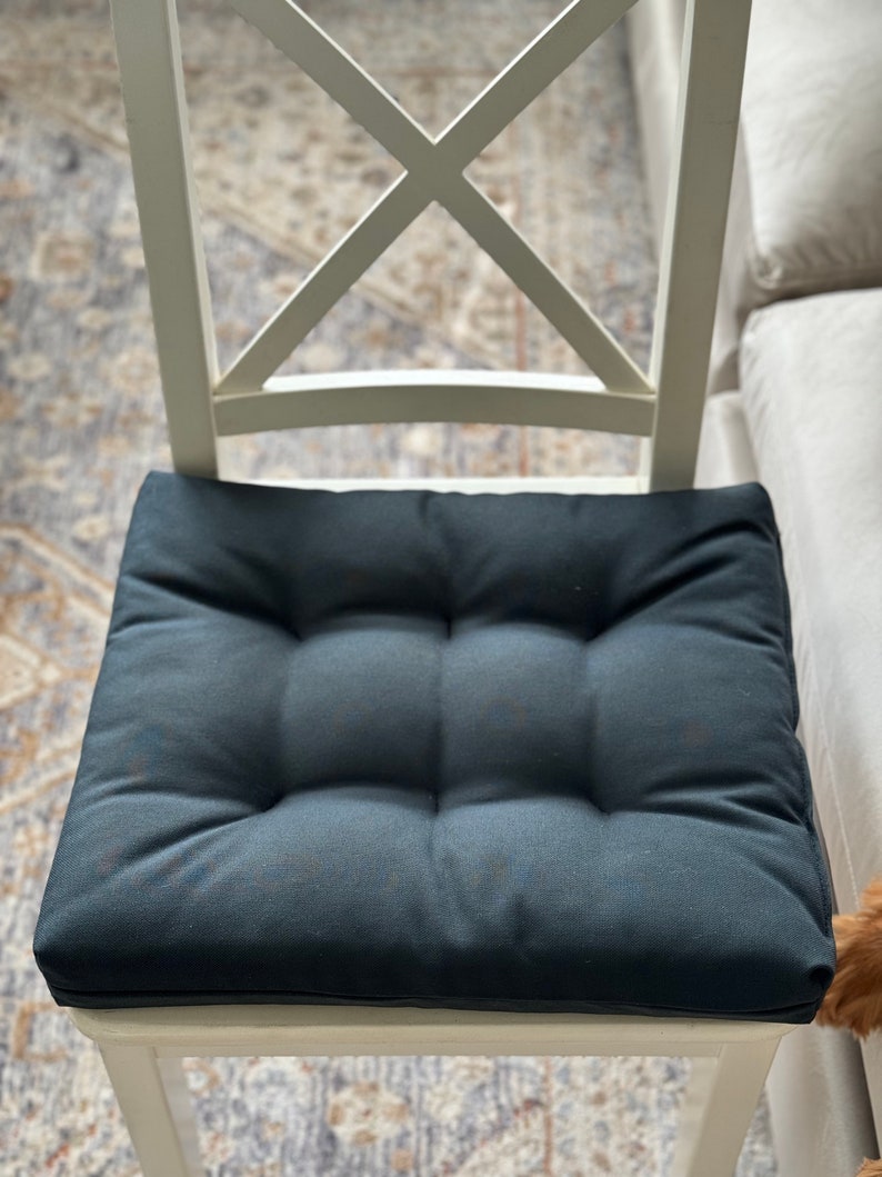 Chair Cushion, Custom-made, Square Cushion, Any Size, Cordura Fabric ...